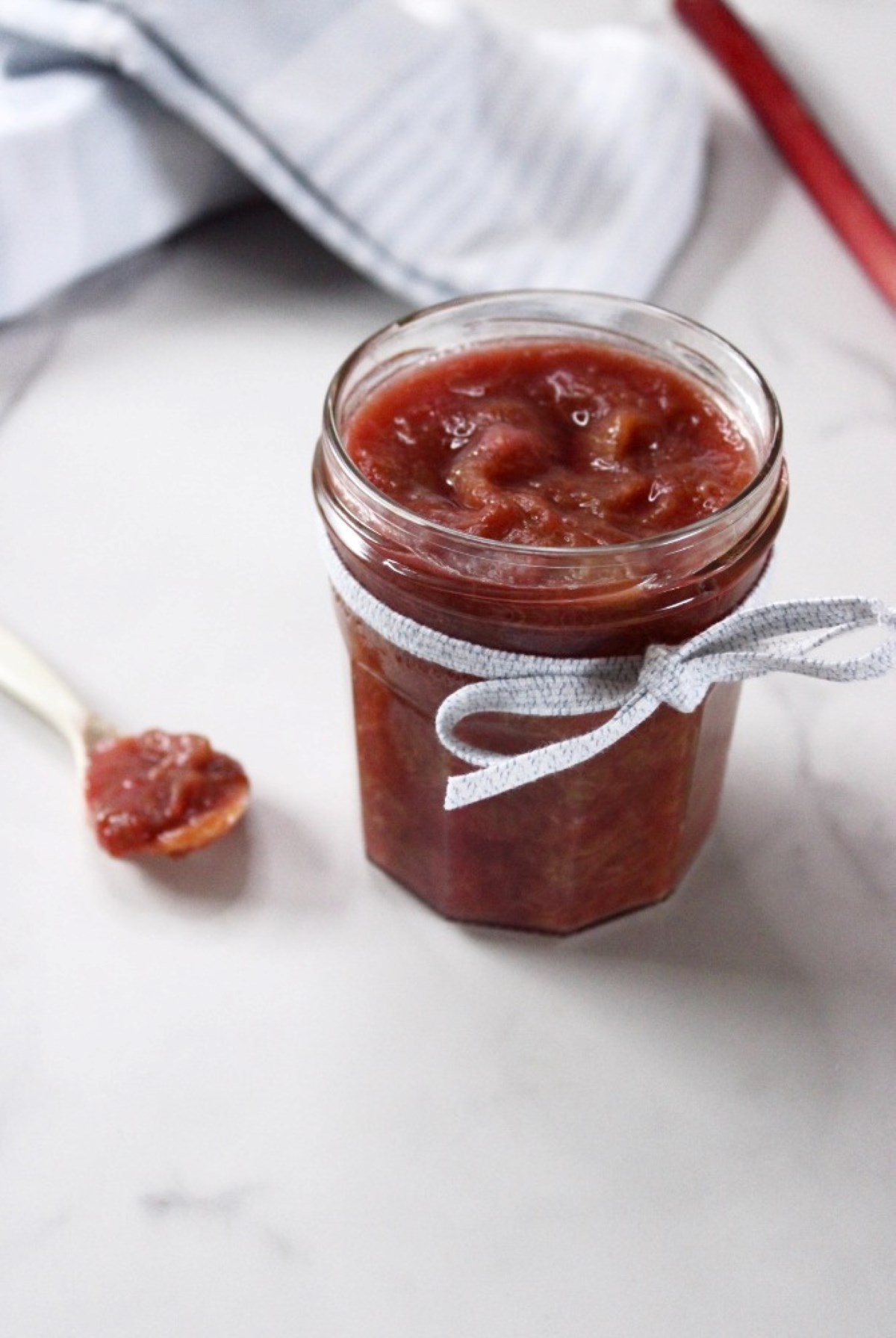 Rhubarb Jam without Pectin | Cherries With Love